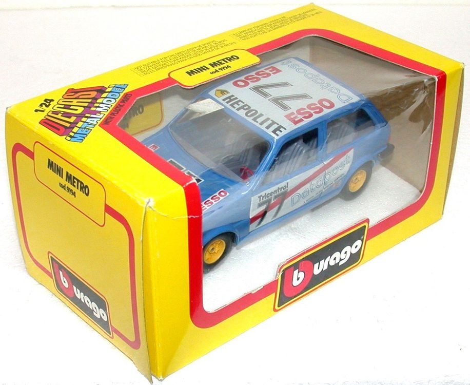 Mini Metro MG Turbo # 77, BBURAGO 1:24 (Neu und originalverpackt) in ...