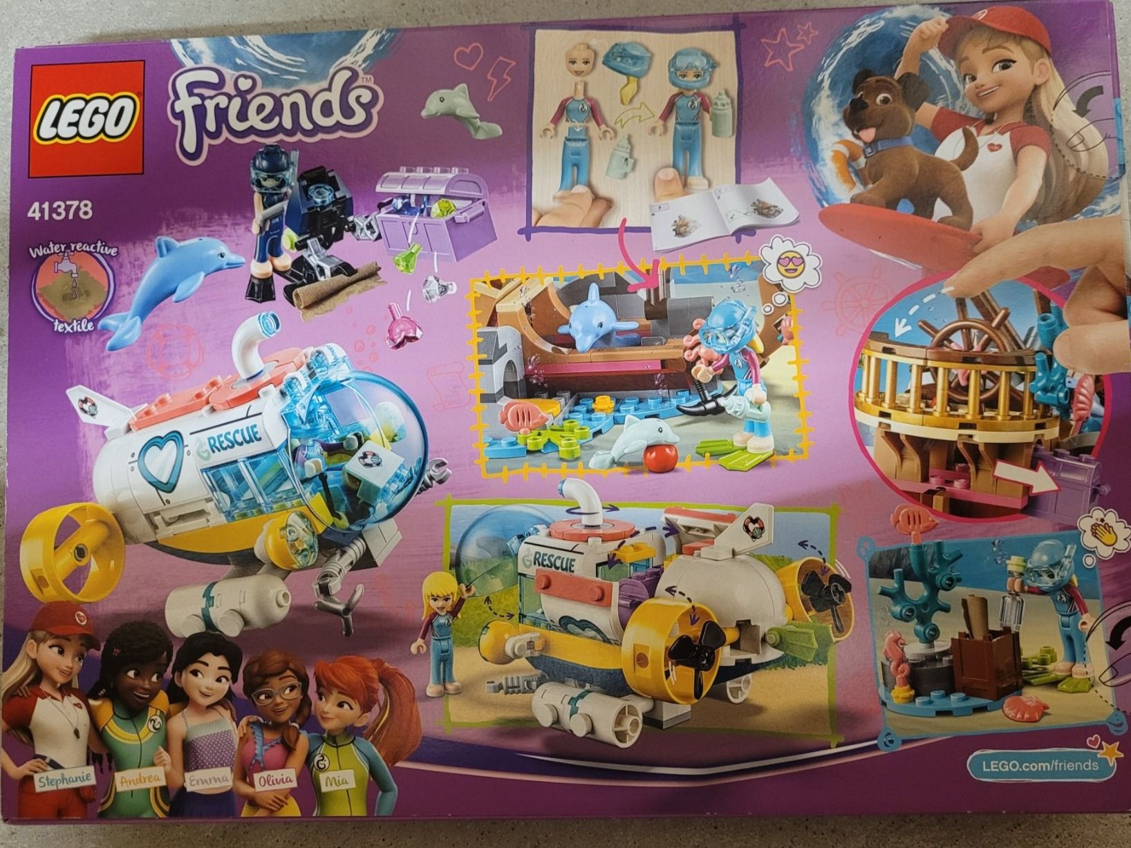 LEGO Friends Neu 41378 Rettungs-U-Boot für Delfine NP 58.90 (Neu und ...