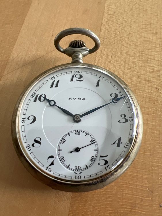 Cyma Taschenuhr 49 mm (Gebraucht) in Pfeffingen für CHF 32 – mit Lieferung auf Ricardo kaufen