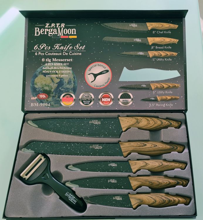 6 tlg. Messerset Z.P.T.R. BergaMoon NEU (Neu und originalverpackt) in Stallikon für CHF 19 – mit ...