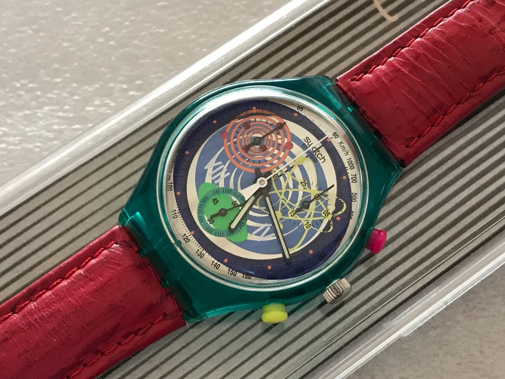 SWATCH CHRONO PINKSPRINGS SCL103 GETRAGE (Gebraucht) in Neuenegg für ...