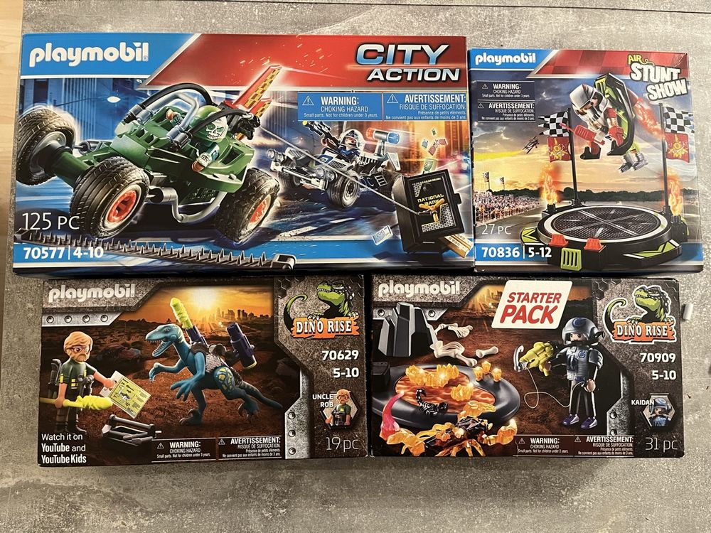 4 verschiedene Playmobil Sets (Neu und originalverpackt) in Gränichen für CHF 37 – mit Lieferung ...
