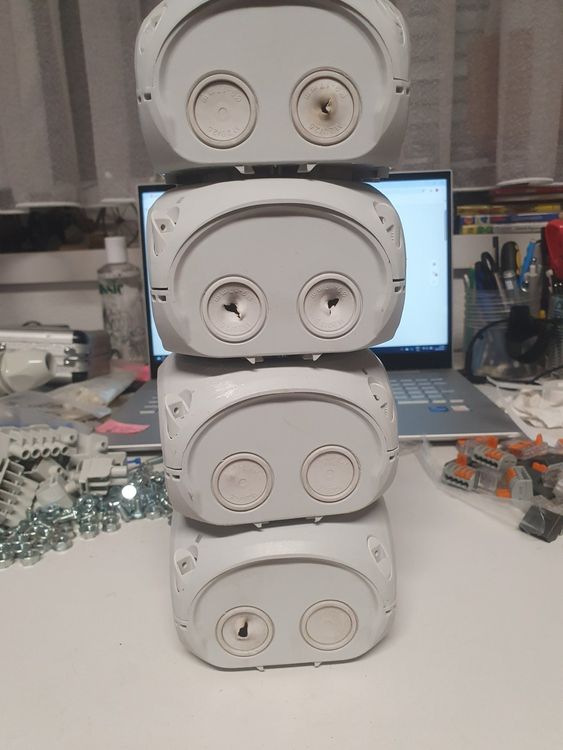 Hensel Kabelabzweigdose DK 0400 G AP-Abzweigdose 104x104x70 (Gebraucht ...