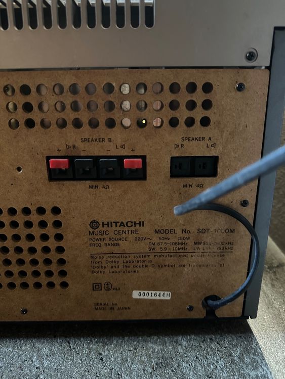 Hitachi STD 1000M Music Center Kassette / Vinyl / Tuner (Gebraucht) in ...