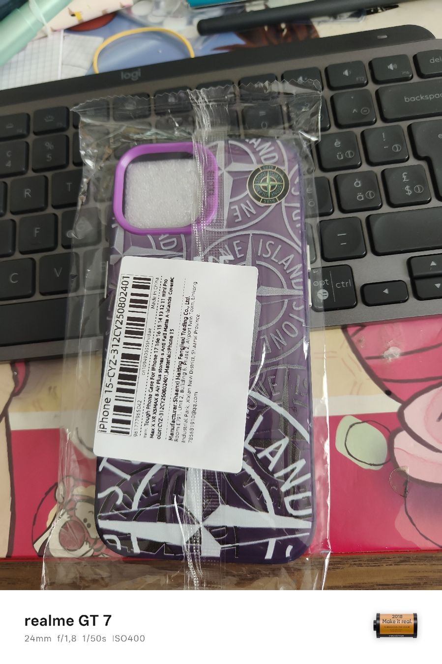 Coque iphone 15 Stone island (Neuf avec emballage d'origine) à noréaz ...