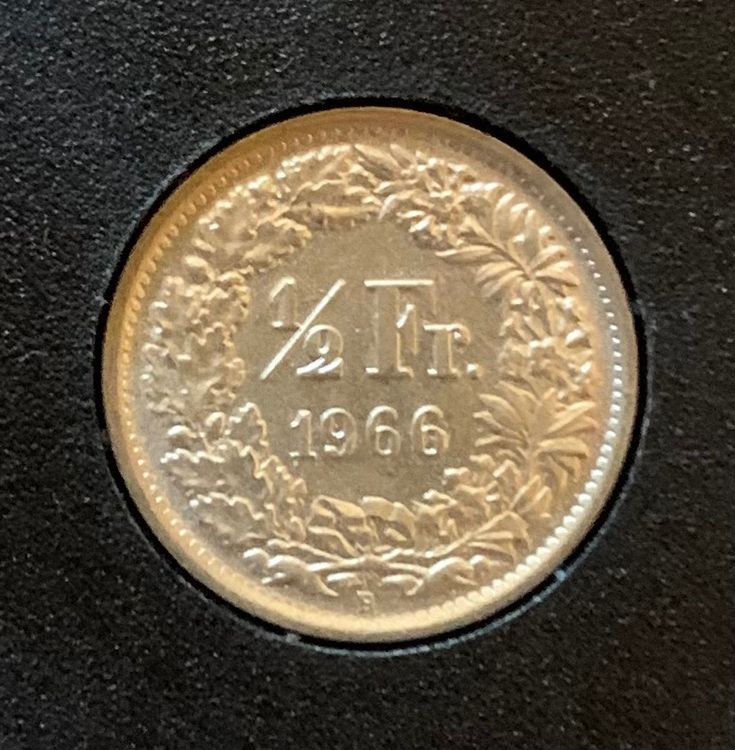 1966 Münze 50 Rappen Silber | Kaufen auf Ricardo