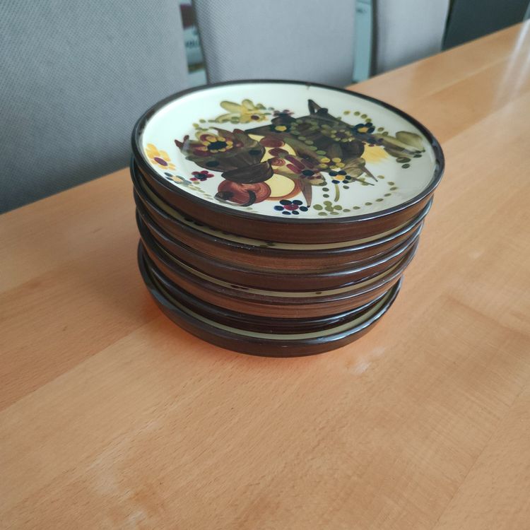 Set von Vintage-Schweizer Keramiktellern von Willy Steinlin (Gebraucht ...