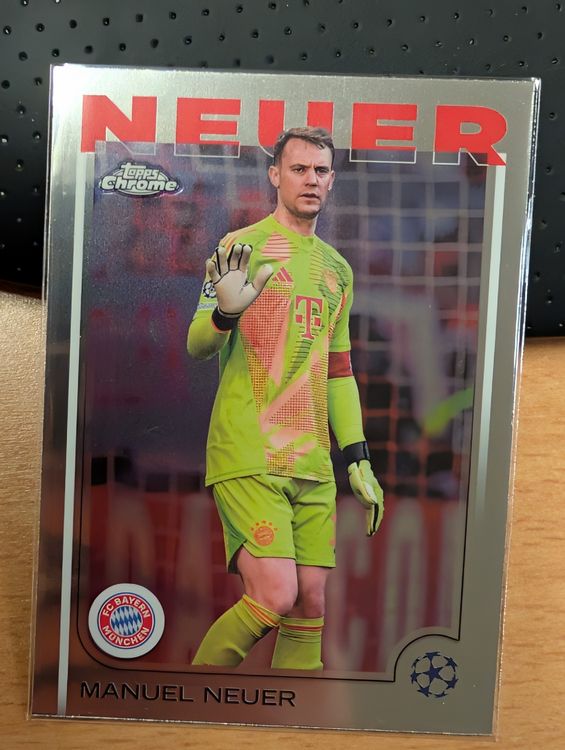 Manuel Neuer Fc Bayern München Topps Chrome 🔥 (Neu (gemäss Beschreibung ...
