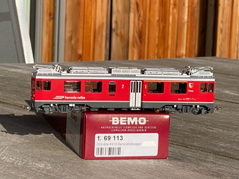 Bemo RhB ABe 53 Berninatriebwagen TW III Tirano (Neu (gemäss ...