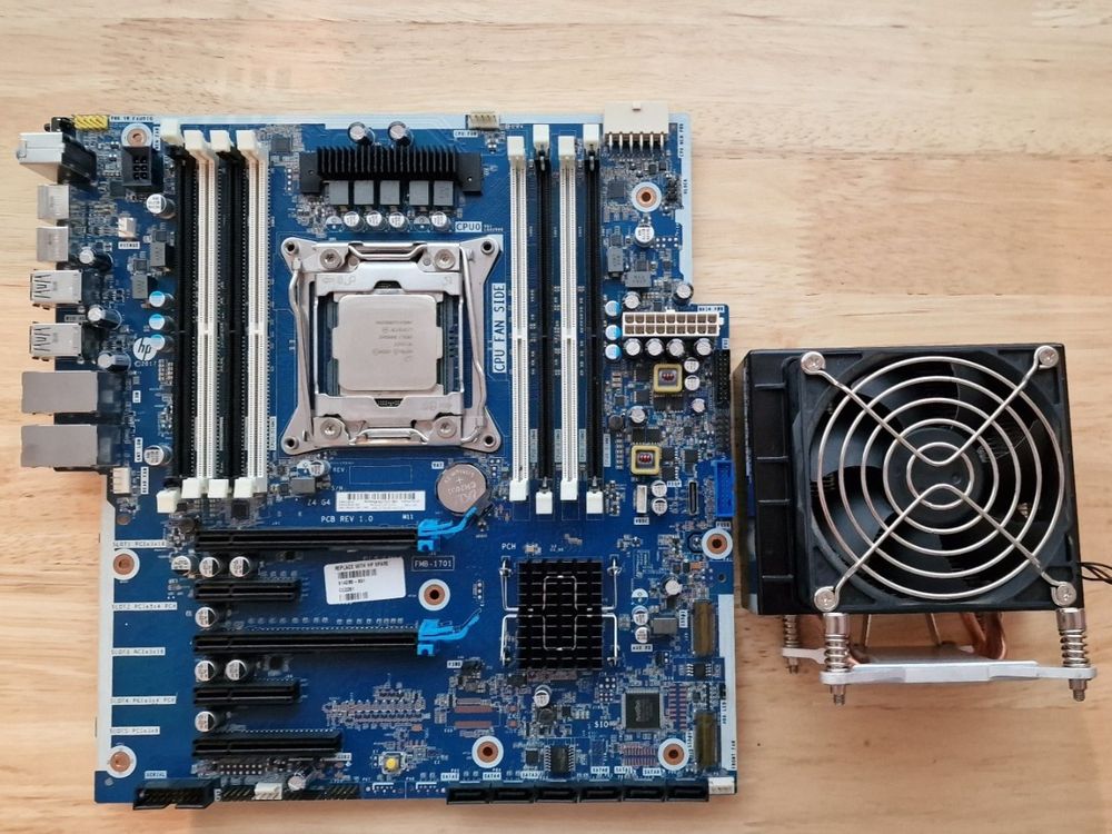 Motherboard mit Prozessor und Kühler (Gebraucht) in Heiligkreuz (Mels) für CHF 20 – mit ...