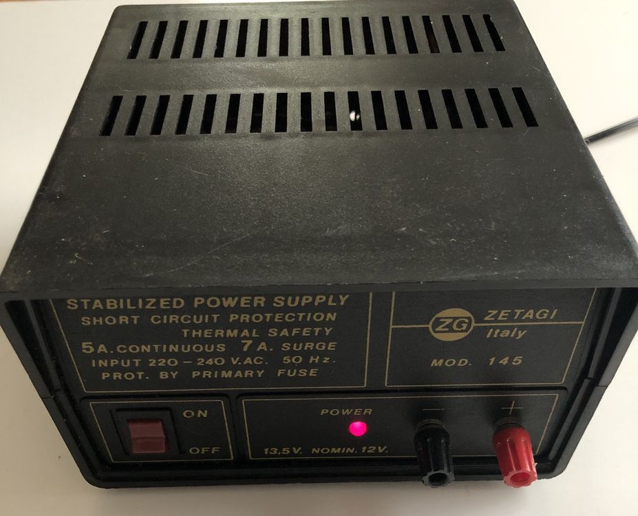 Stabilized Power Supply Zetagi Mod. 145 (Gebraucht) in Binningen für CHF 10 – mit Lieferung auf ...