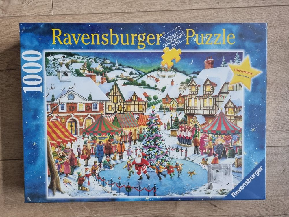 NEU Ravensburger Puzzle 1000 Weihnachten Weihnachtsabend (Neu und ...