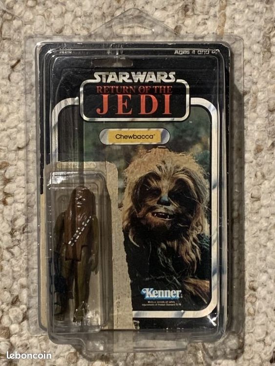 Star Wars Vintage Kenner 1983 Chewbacca ROTJ 77 Back (Neu (gemäss ...