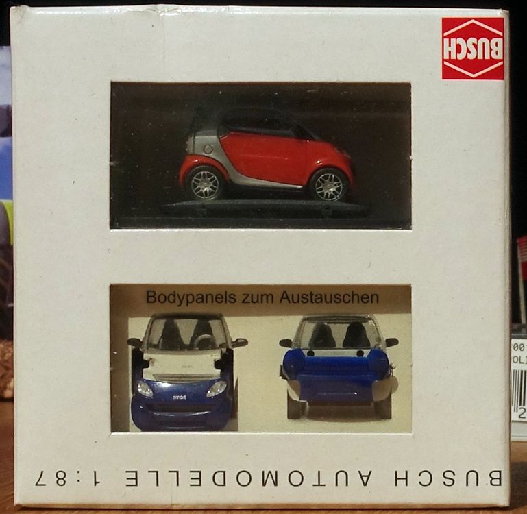Smart mit Austauschpanels 1:87 in OVP Busch (Usato) a Wiebelskirchen ...