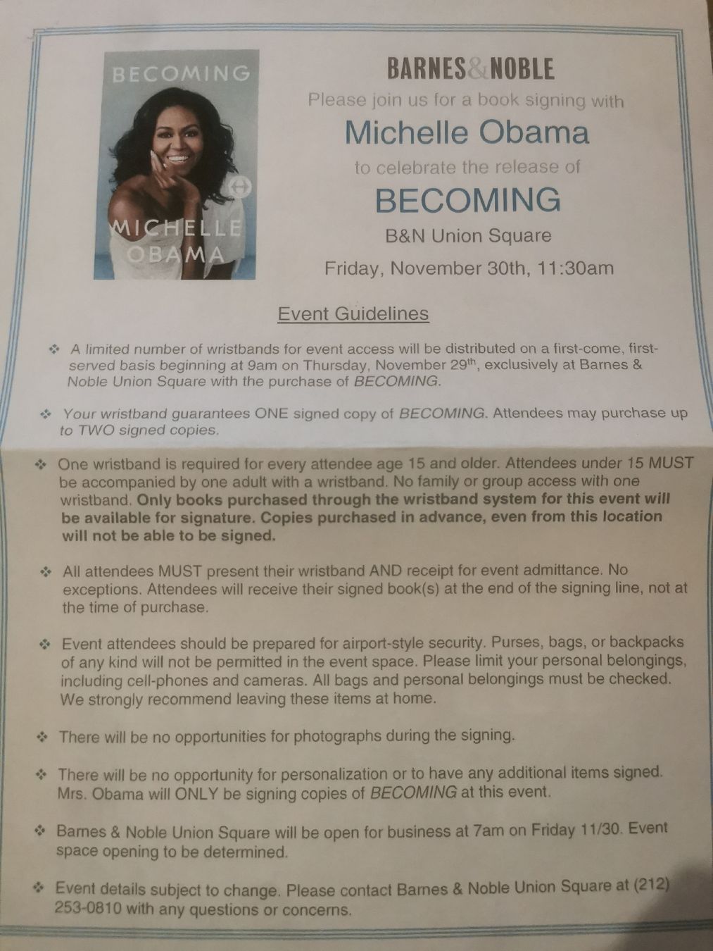Michelle Obama "Becoming" – Signiertes Exemplar (Neu und ...