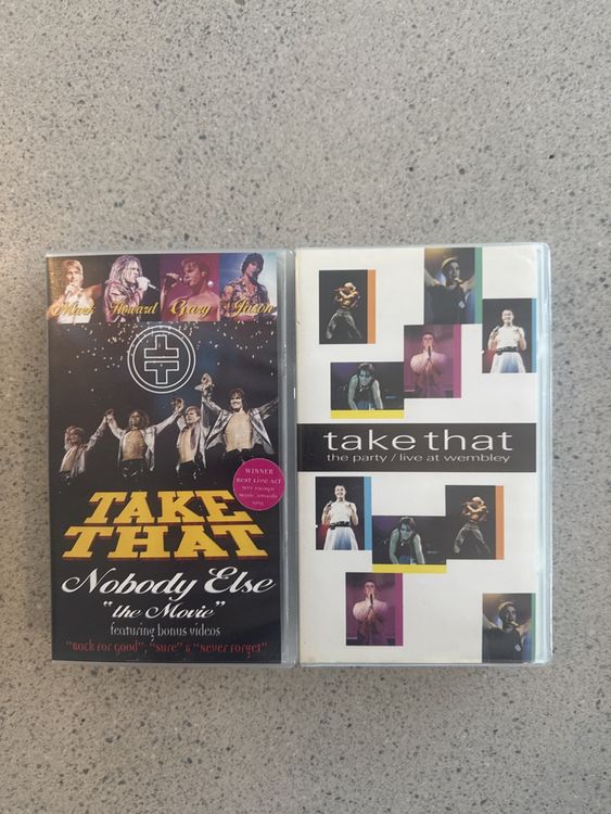 2Take That VHS Kassetten Musik Videos 90er (Gebraucht) in Dottikon für ...