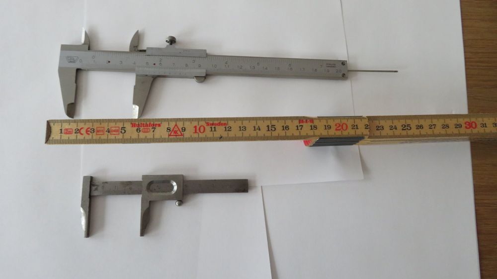 Schiebelehre Messchieber 2 Stück 1 x 20 cm 1 x 7,5 cm | Kaufen auf Ricardo