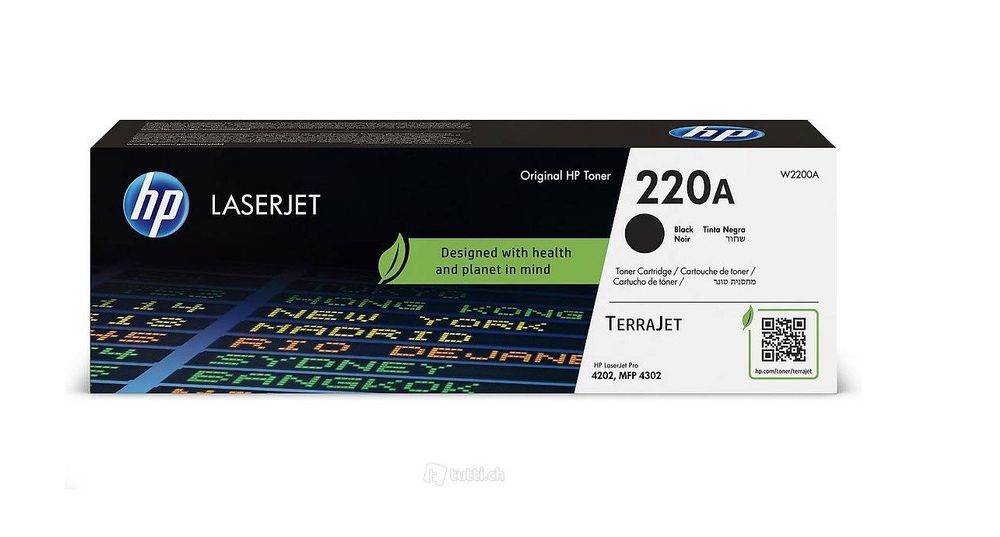 HP Color LaserJet 4302, Pro 4302 black Toner, 220A, W2200A (Neu (gemäss ...