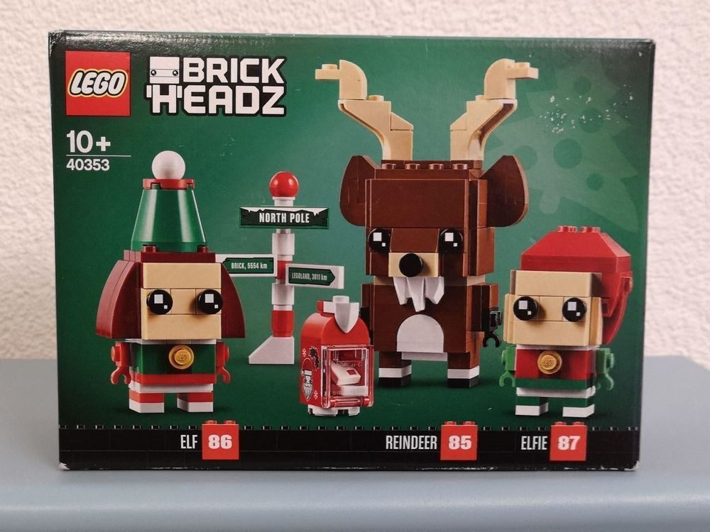Lego Brickheadz 40353 Elf Reindeer Elfie (Neu und originalverpackt) in ...