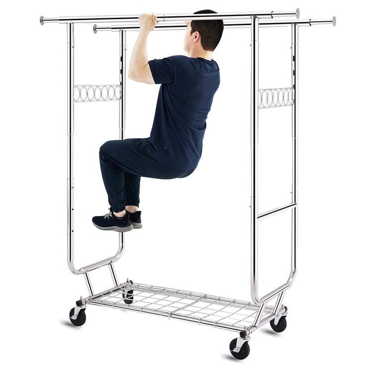 Schwerlast Profi Kleiderstange auf Rollen, 2 Kleiderstangen (Neu und originalverpackt) in ...