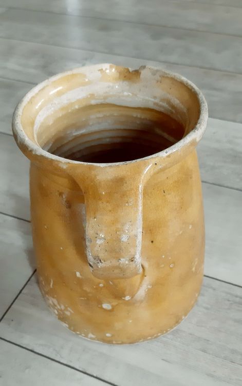 Antike Bauernkeramik - Keramik Krug - Milchkrug - Vase | Kaufen auf Ricardo