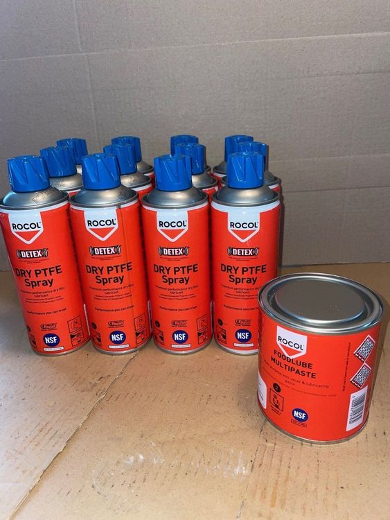Schmierstoff DETEX DRY PTFE SPRAY 12x | Kaufen auf Ricardo