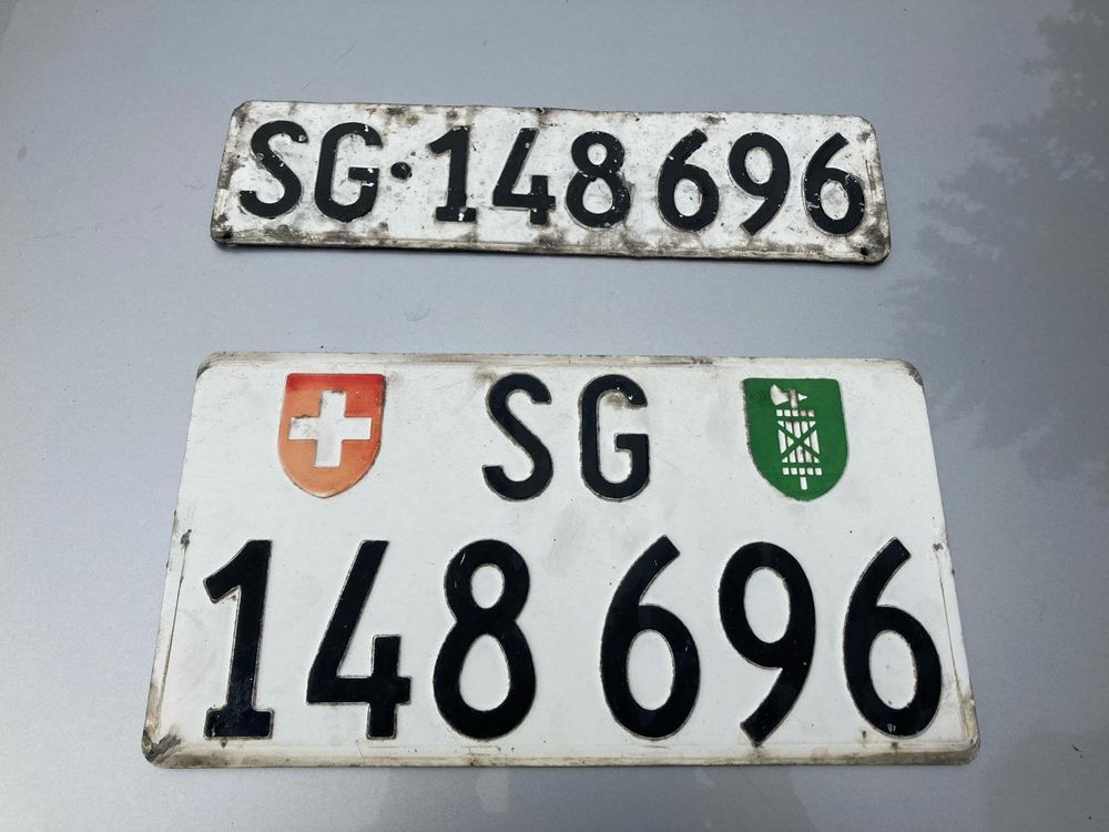 Auto Kontrollschild SG 148696 (Gebraucht) in Sargans für CHF 200 – mit Lieferung auf Ricardo kaufen