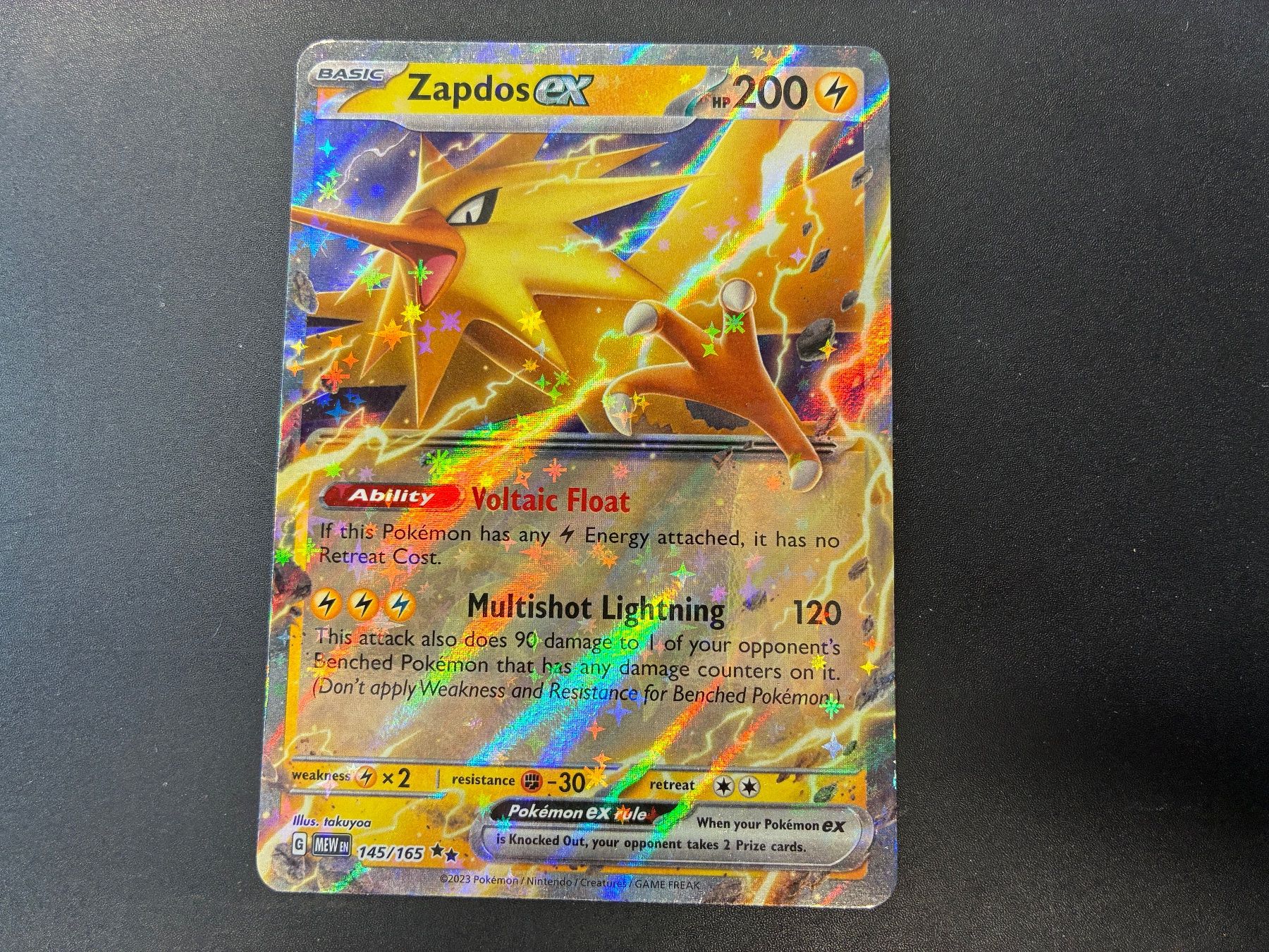 Pokemon 151 - Zapdos ex - 145/165 - en (Neu (gemäss Beschreibung)) in ...