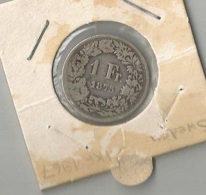 1 FR. 1875 SILBER (Gebraucht) in Goldau für CHF 9 – mit Lieferung auf Ricardo kaufen