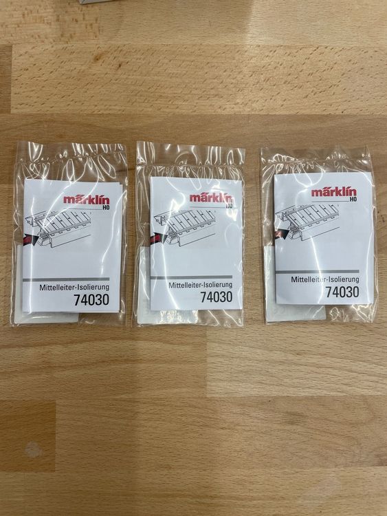 74030 Märklin 3x Mittelleiterisolierung | Kaufen auf Ricardo