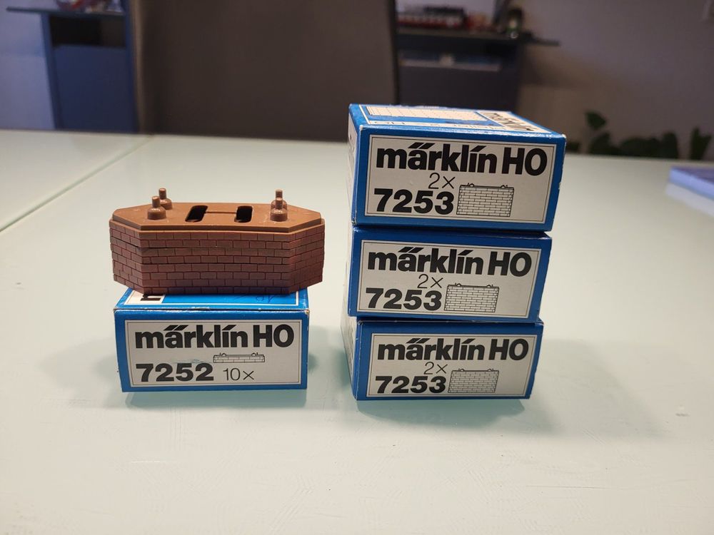 Märklin 14x 7252/ 6x 7253 Brückenpfeiler HO (Gebraucht) in Pfäffikon SZ ...