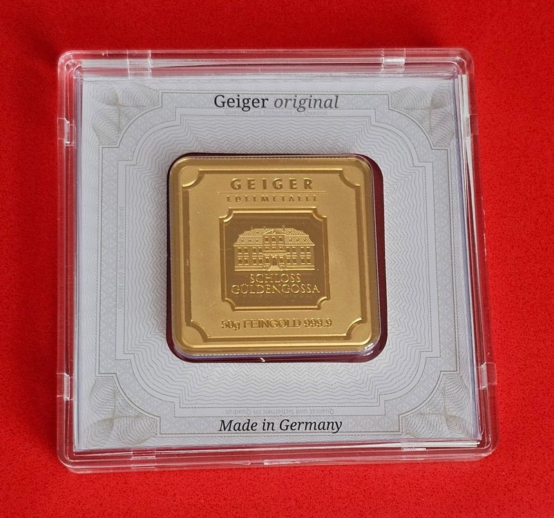 50 gr. Goldbarren Geiger | Kaufen auf Ricardo