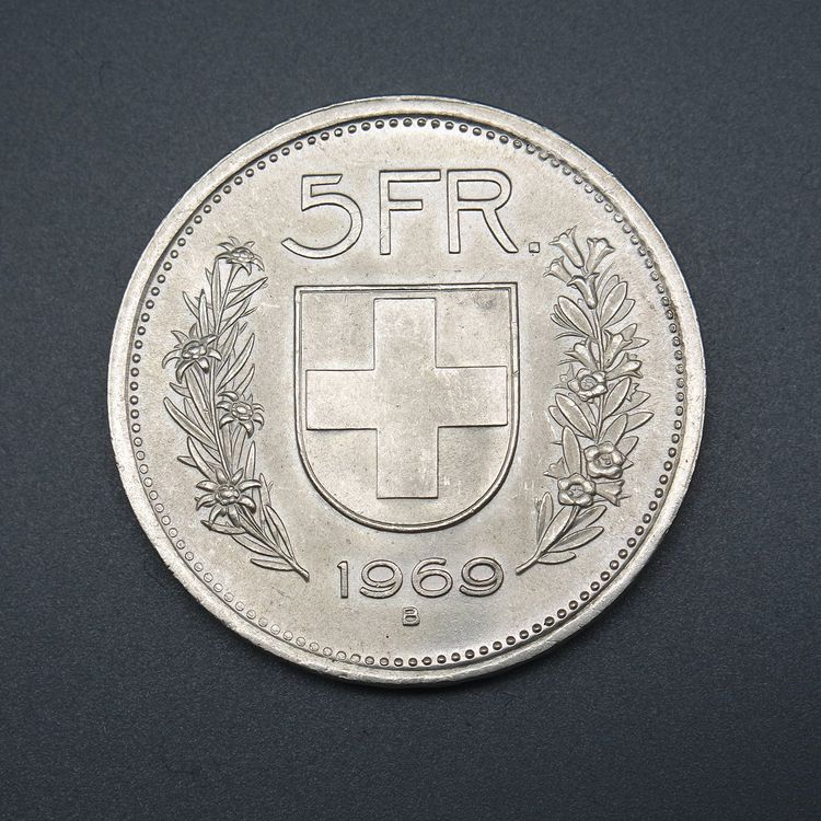5 Franken Münze Fünfliber 1969 Silber | Kaufen auf Ricardo