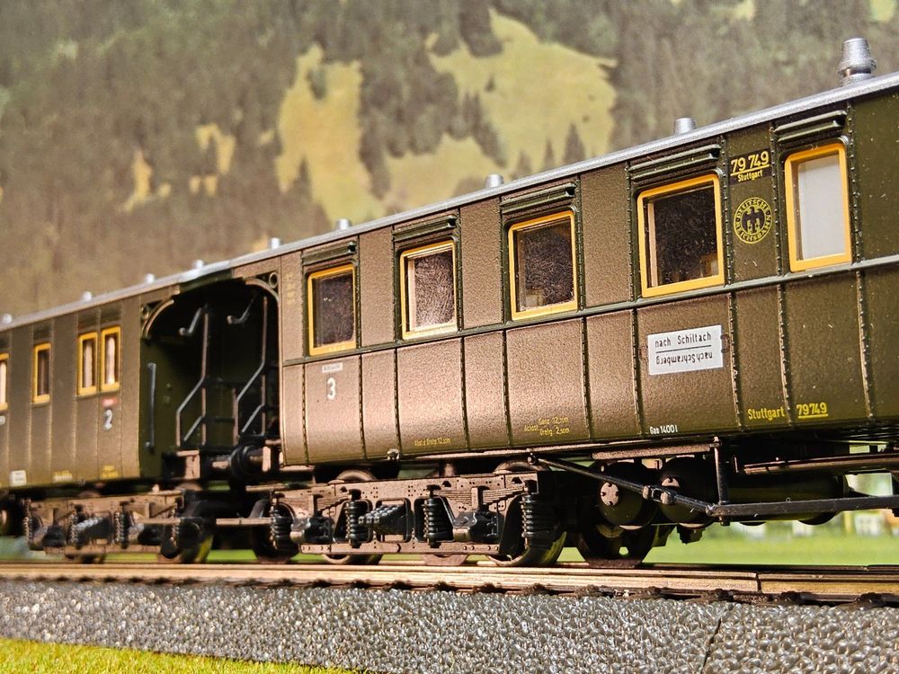 Märklin 2865 _ Reichsbahn Personenzug mit Dampflok BR75 DRG (Gebraucht ...