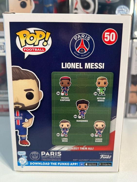 Funko POP! Football Paris Saint-Germain Lionel Messi (Home) (Neuf avec ...