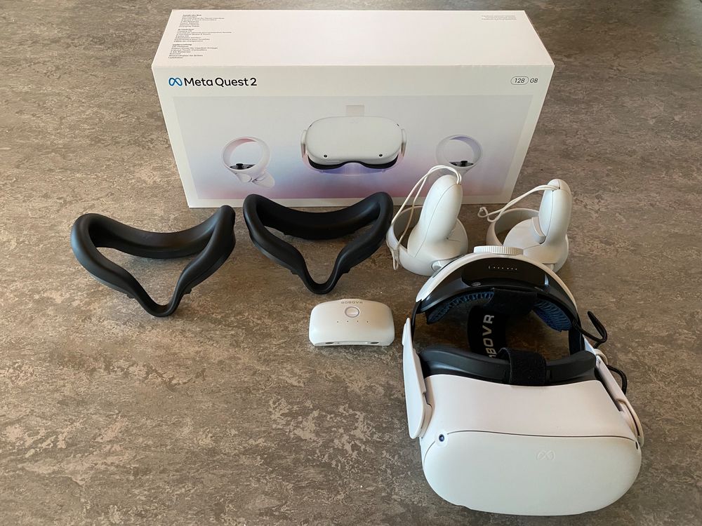 Meta Quest 2 128GB + Bobo VR Headstraps mit Akku | Kaufen auf Ricardo