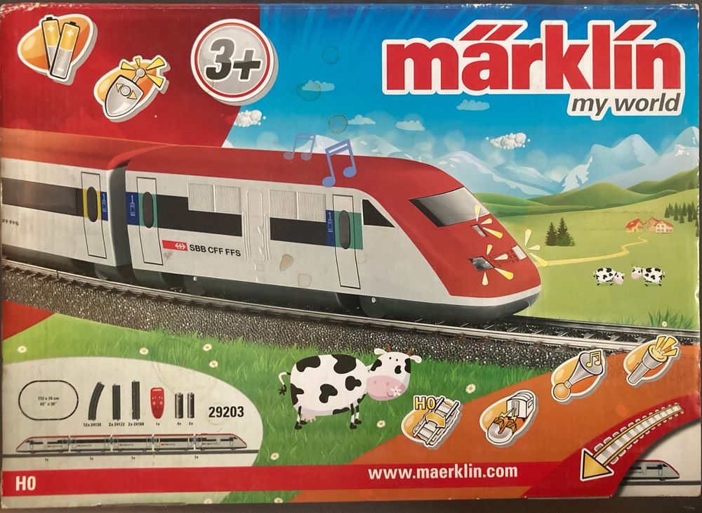 märklin my world-Starter Set-SBB CFF FFS-Batteriebetrieb-AC (Gebraucht ...