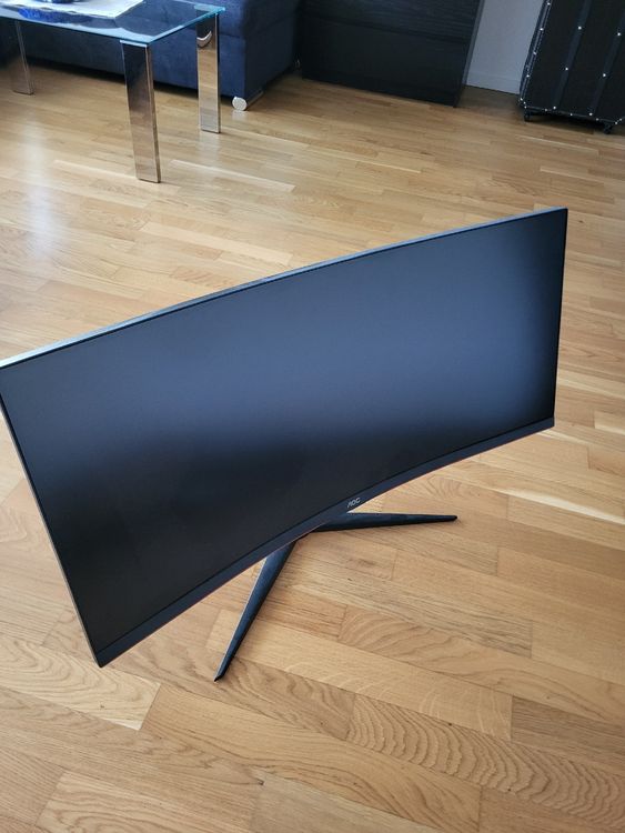 AOC CU34G2X/BK Ultra-Wide Curved Gaming Monitor 34 Zoll (Gebraucht) in ...