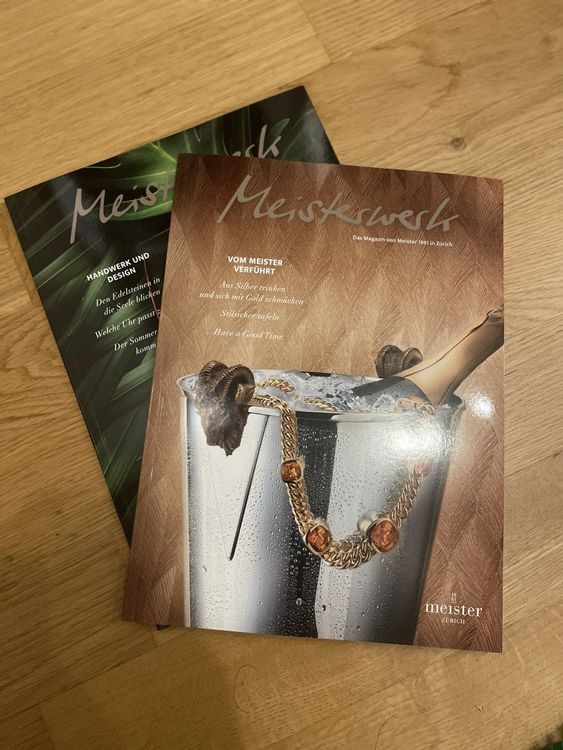 2x Meisterwerk Magazine von Meister 1881 | Kaufen auf Ricardo