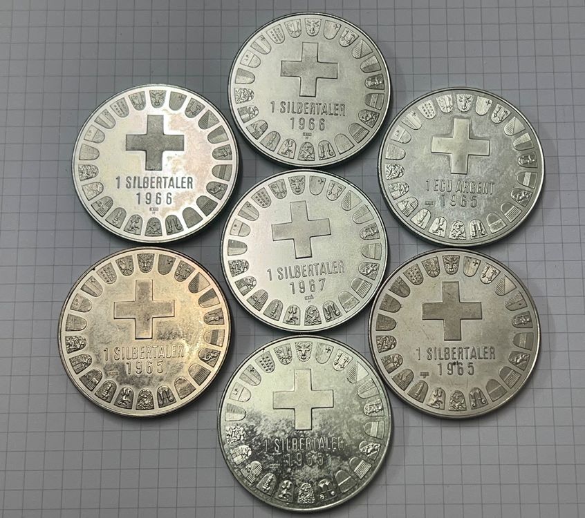 Schweiz - Lot Silbertaler | Kaufen auf Ricardo