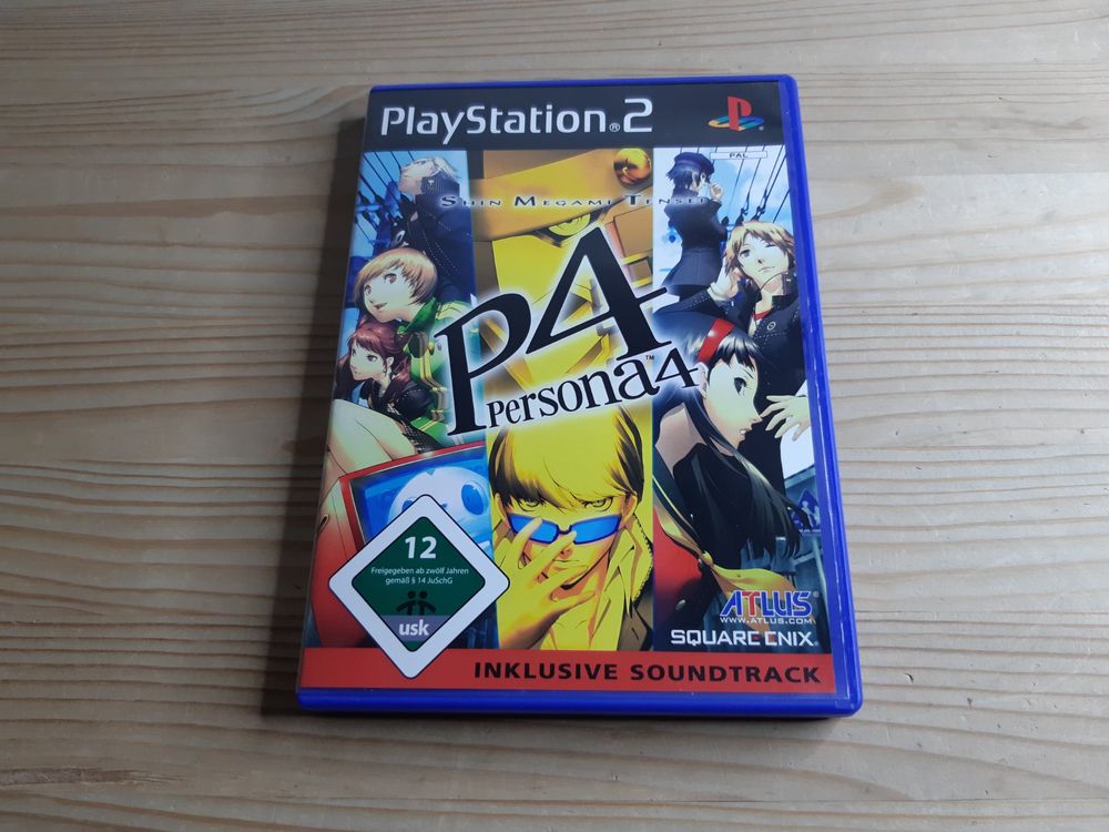 Shin Megami Tensei Persona 4 mit Soundtrack CD PS2 (Gebraucht) in ...