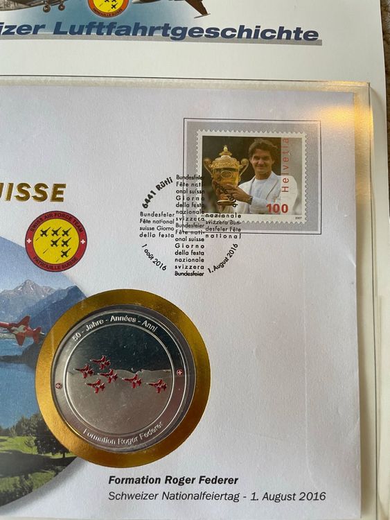 NUMISBRIEF 50 JAHRE PATROUILLE SUISSE (Neu und originalverpackt) in Bergdietikon für CHF 10 ...