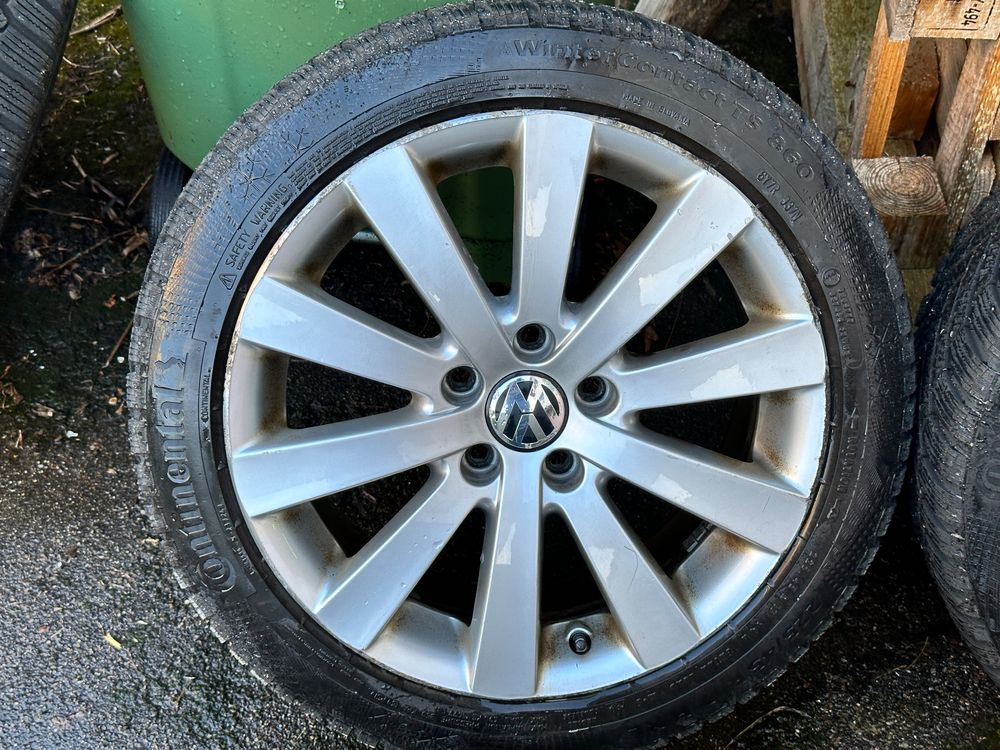 VW Passat 3C Original VW Original Alufelgen mit Winterpneu (Gebraucht ...