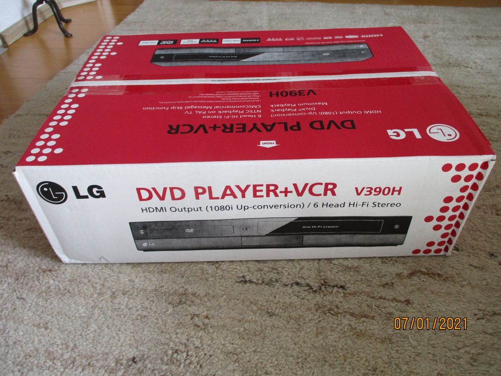 LG V390H | VHS Recorder / DVD Player - Neu | Kaufen auf Ricardo