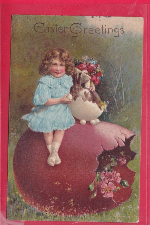 PRÄGEKARTE, EASTER GREETINGS, (Gebraucht) in Oberrieden für CHF 3 – mit ...