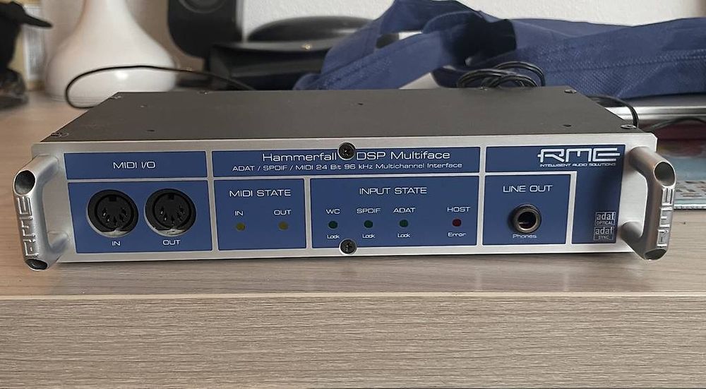 RME Hammerfall DSP Multiface ADAT SPDF MIDI 24 Bit 96kHz (Gebraucht) in ...