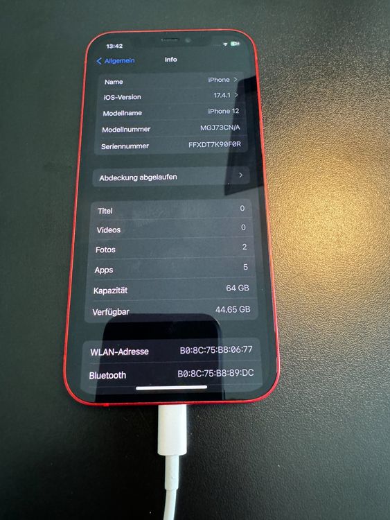 Iphone 12 Rot 64GB | Kaufen auf Ricardo