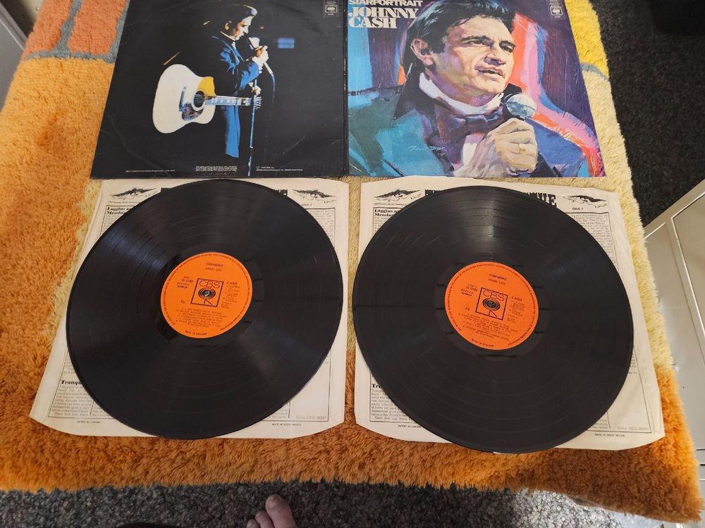 Johnny Cash Doppel-Lp Schallplatten - Starportrait (Neuf (Voir ...