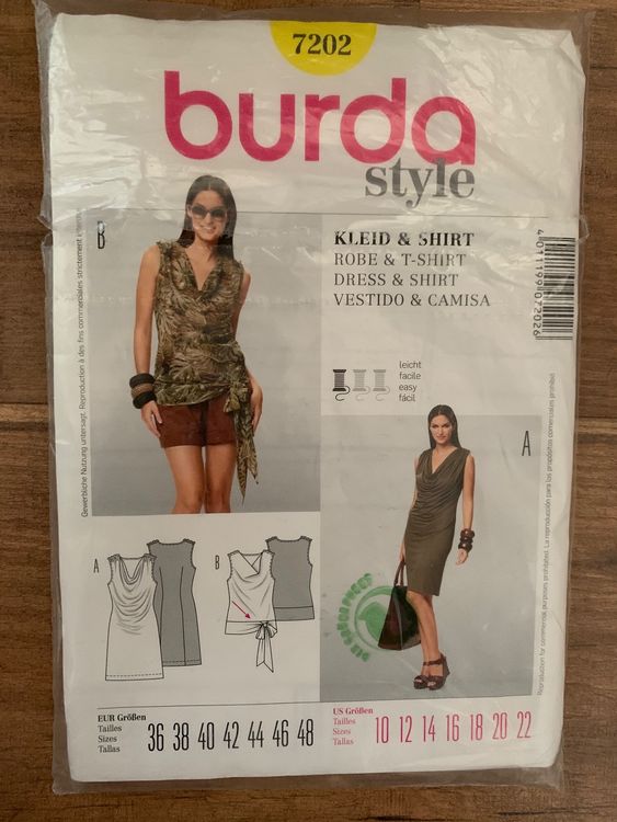 Burda Schnittmuster 7202 | Acheter sur Ricardo