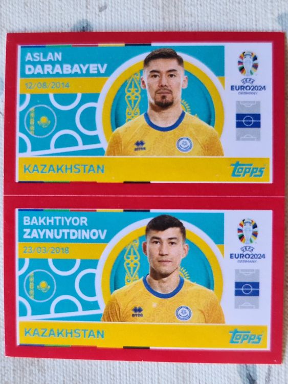 Topps EURO2024 KAZ 10 KAZ 11 (Neu und originalverpackt) in Dintikon für ...